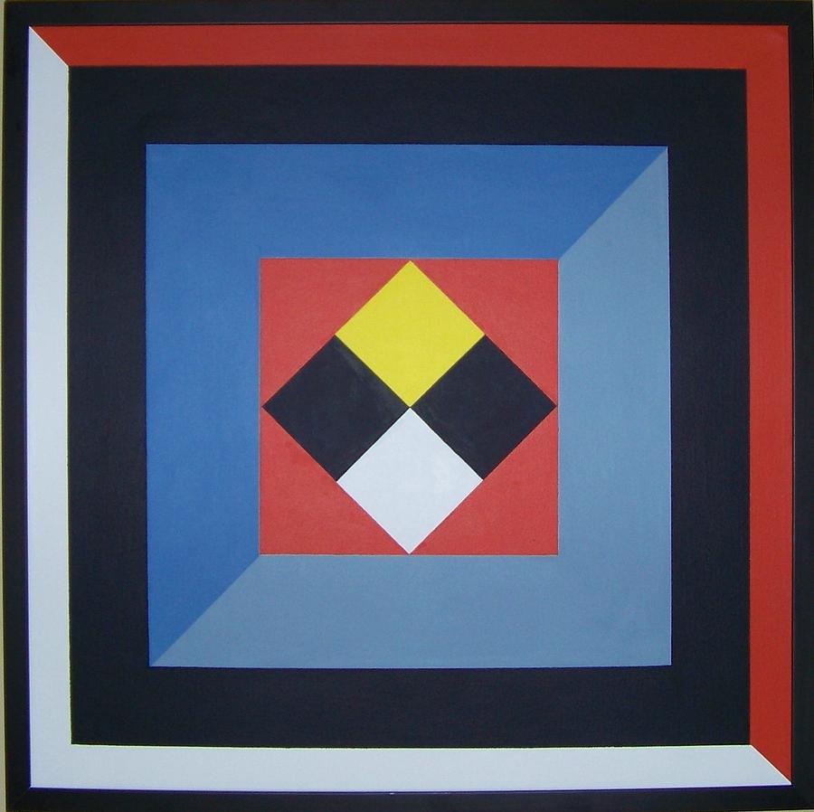 Rhombus Painting by Boyd Widger | Fine Art America