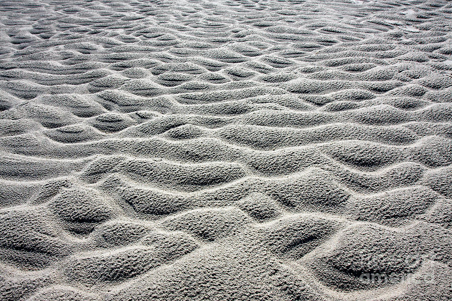 Rippled beach pattern Photograph by Jan Brons - Fine Art America