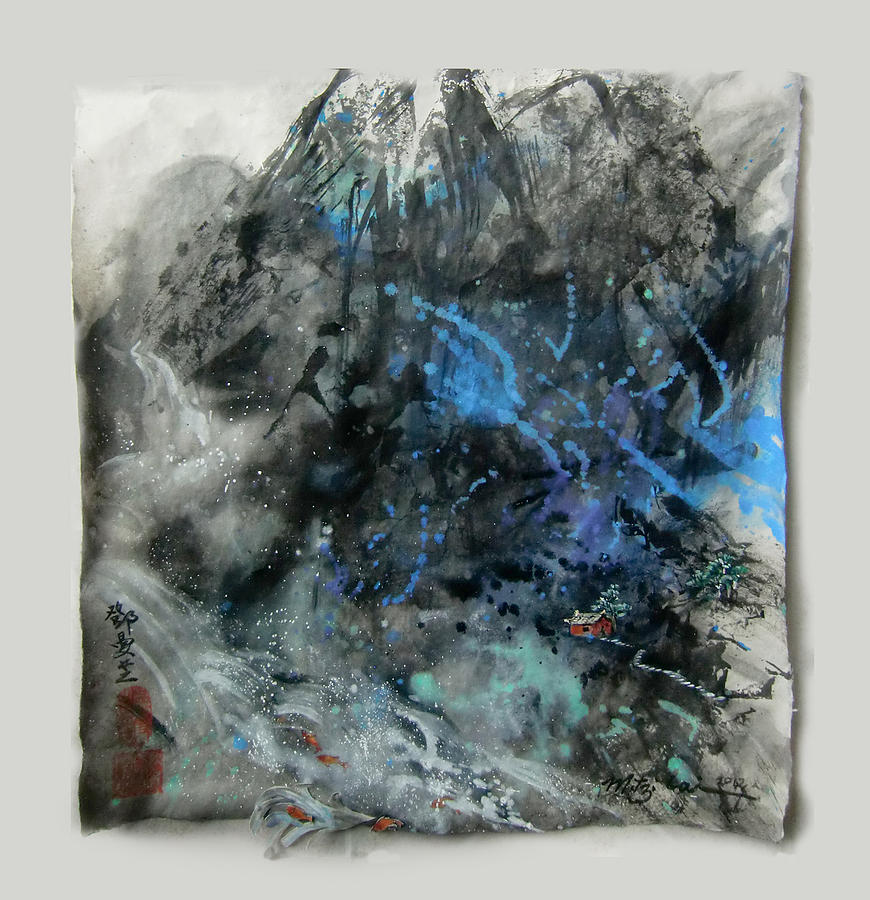 River Run Through Painting by Mitzi Lai - Fine Art America