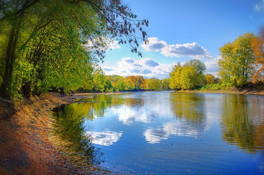 Riverside Reflections Photograph by David Wexler - Fine Art America