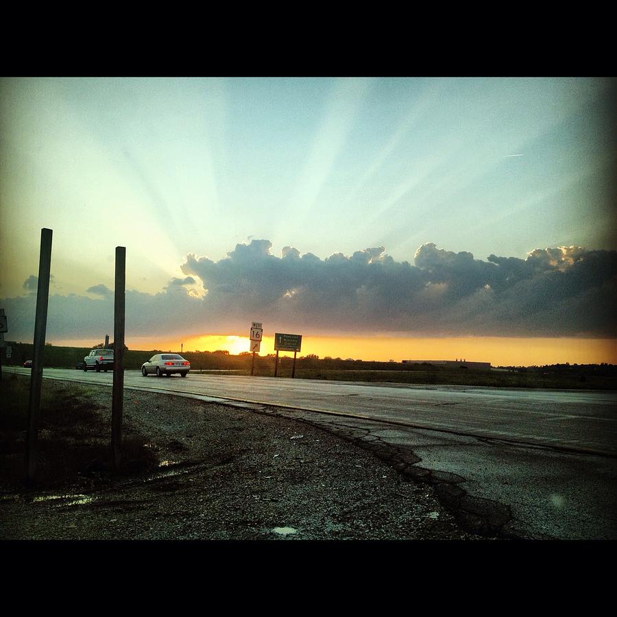 Roadside Sunset Photograph by Chris Stapleton - Fine Art America