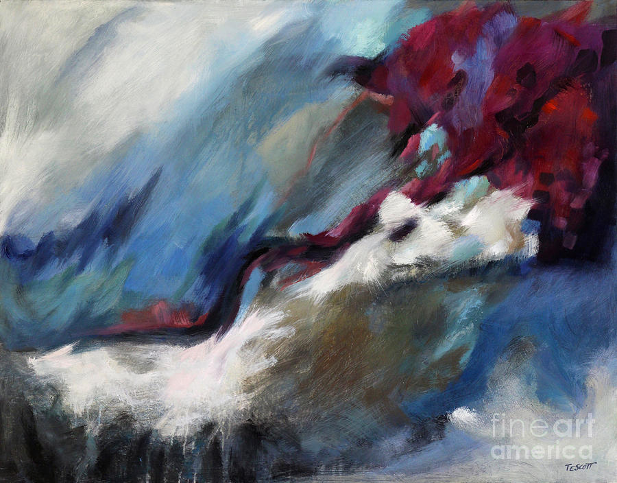 Roaring Wind Forms Painting by Timothy Scott | Fine Art America