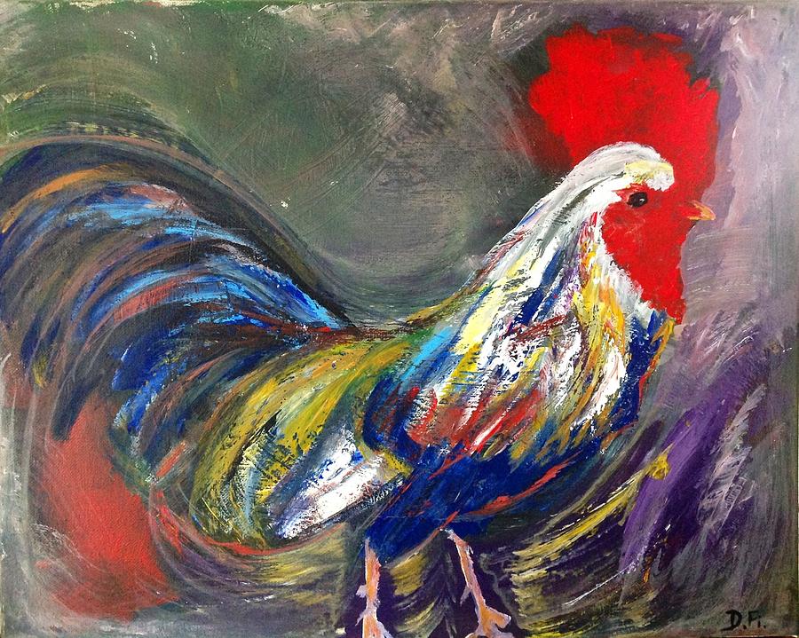 Roaster Painting by D Fi - Fine Art America