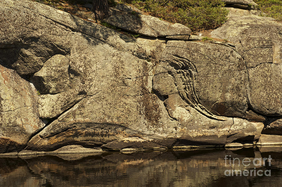 Rock Lines Photograph by Elaine Mikkelstrup - Fine Art America