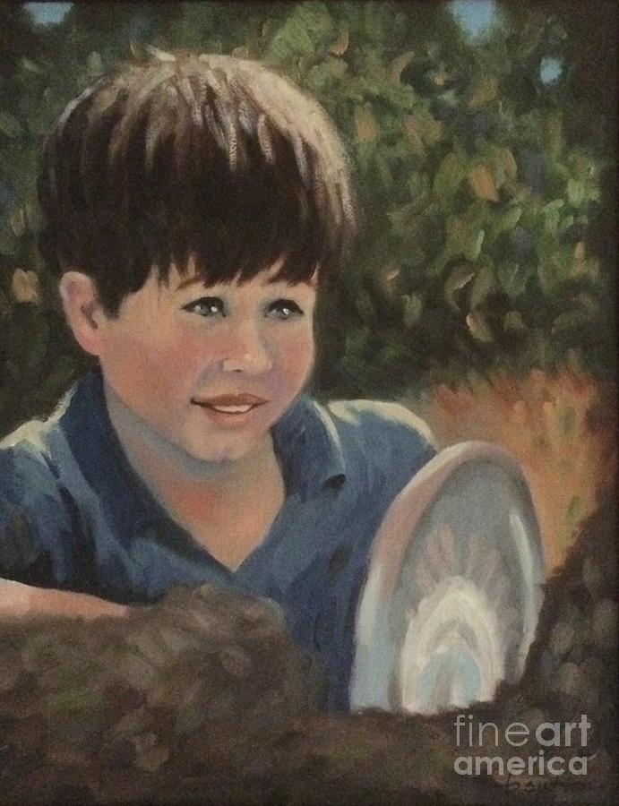 Rocket Boy Painting by Barbara Sutton - Pixels