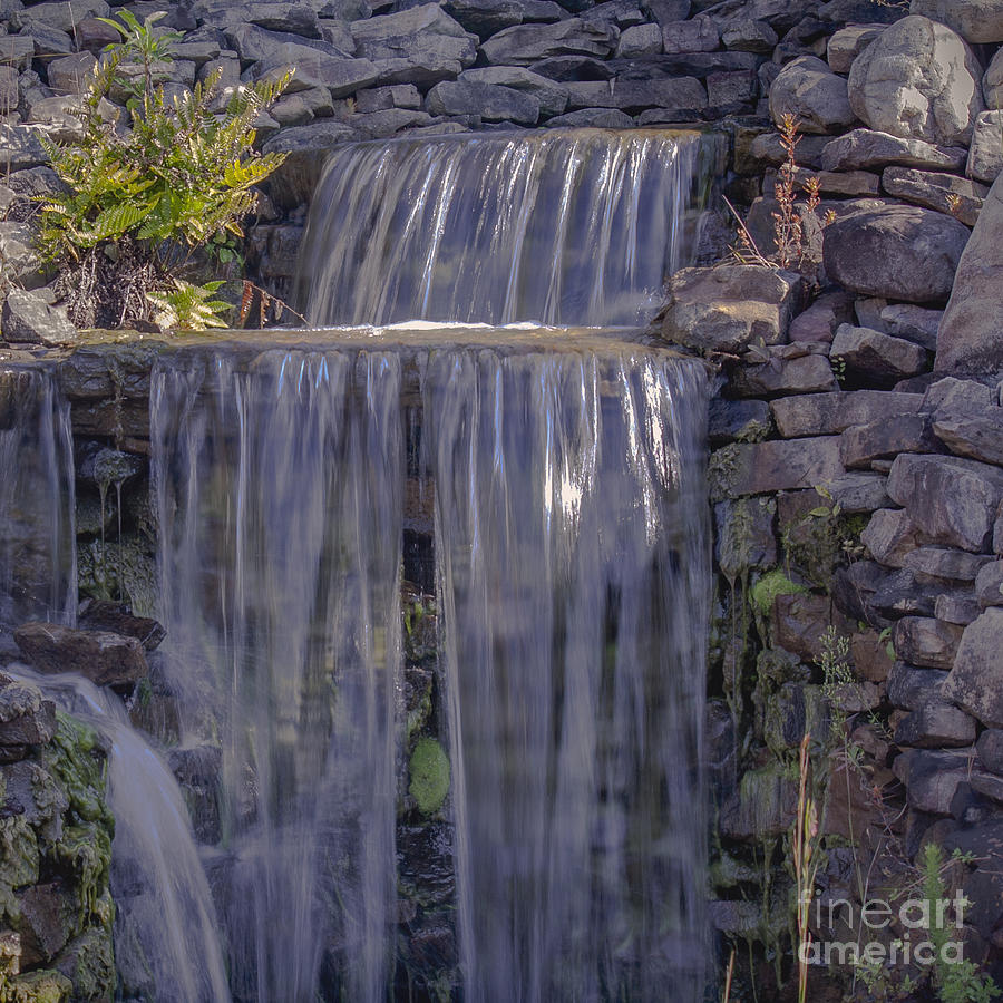 Rocky Waterfall Photograph by Michael Waters - Fine Art America