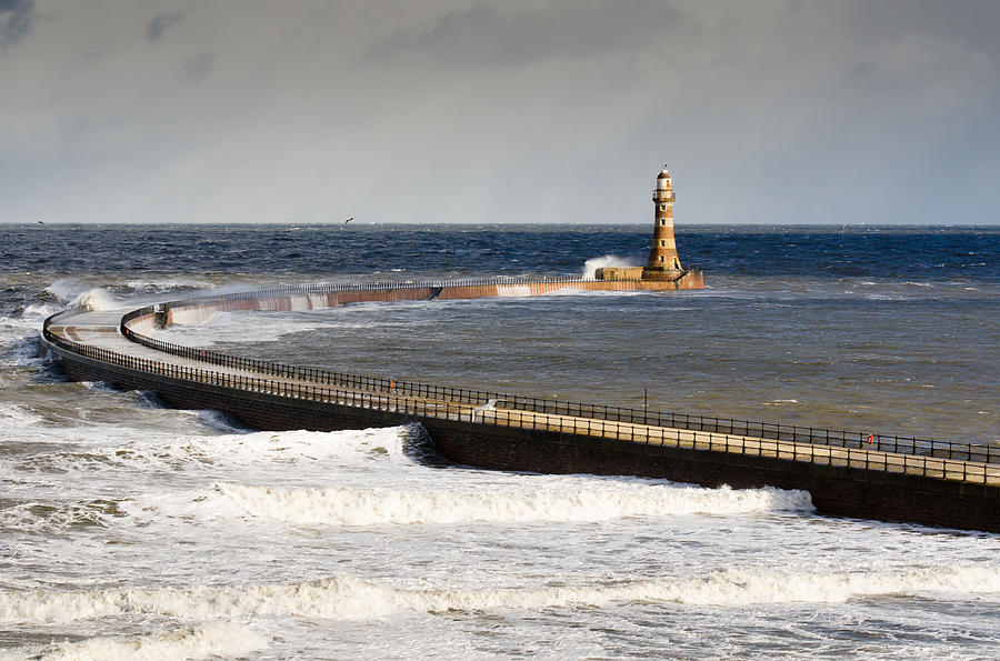 Roker Lighthouse Photograph by David Head - Fine Art America