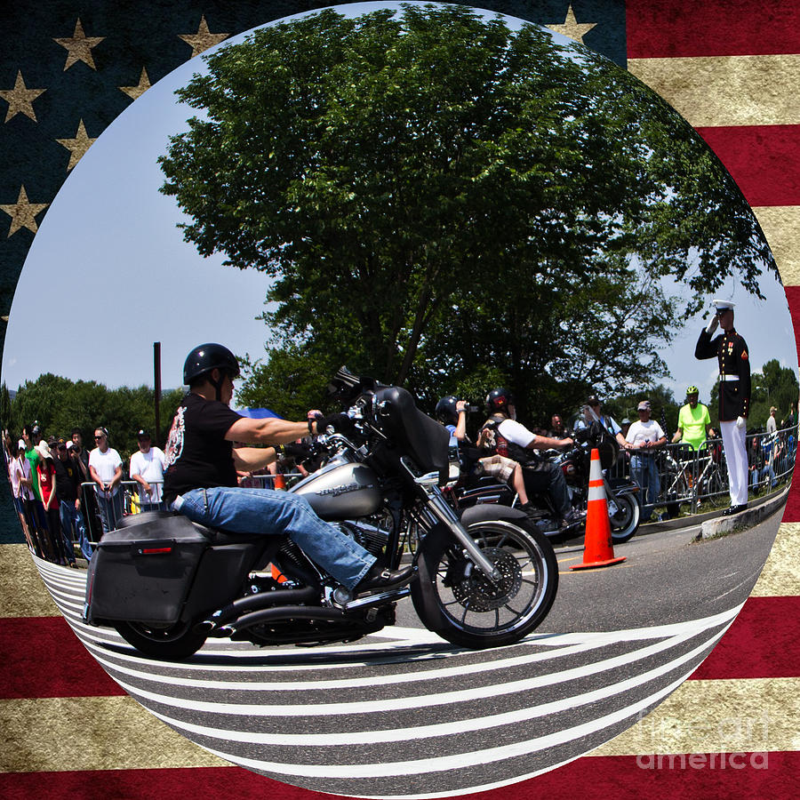 Rolling Thunder Salute Photograph by Tom Gari Gallery-Three-Photography - Pixels