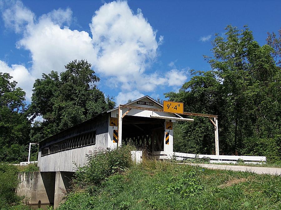 Root Road Covered Bridge Photograph by Monnie Ryan - Pixels