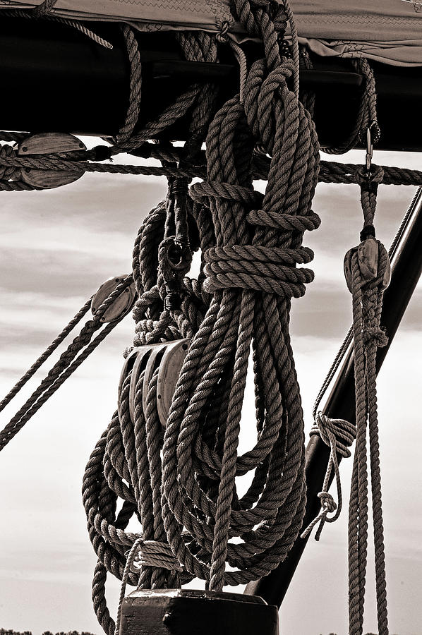 Rope Work Photograph by John Flack - Fine Art America