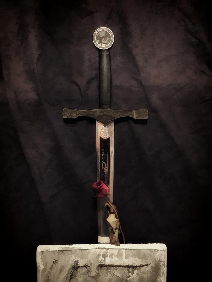 Rose Sword Shield Photograph by Devina Browning | Fine Art America