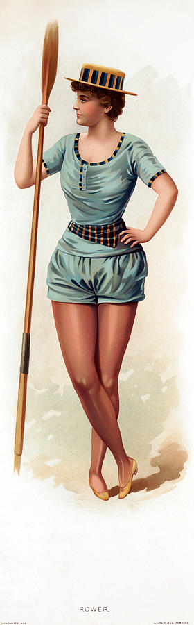 Rower, C1889 Drawing by Granger - Pixels