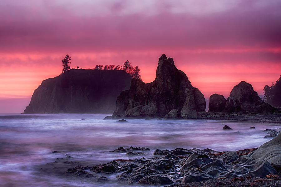 Ruby Beach Last Light Photograph by Ray Still - Fine Art America