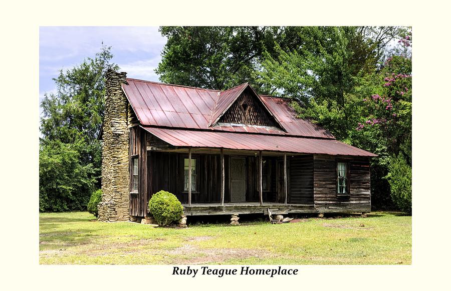 Ruby Teague Homeplace Photograph by Terry Spencer - Fine Art America