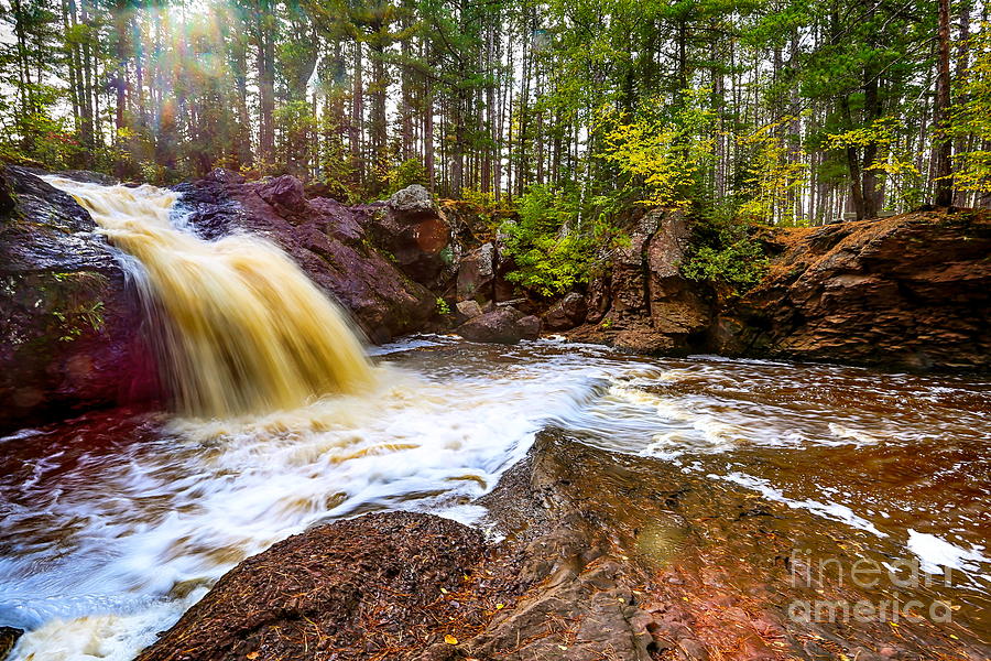 Rushing Waterfall Photograph by Bryan Benson - Fine Art America