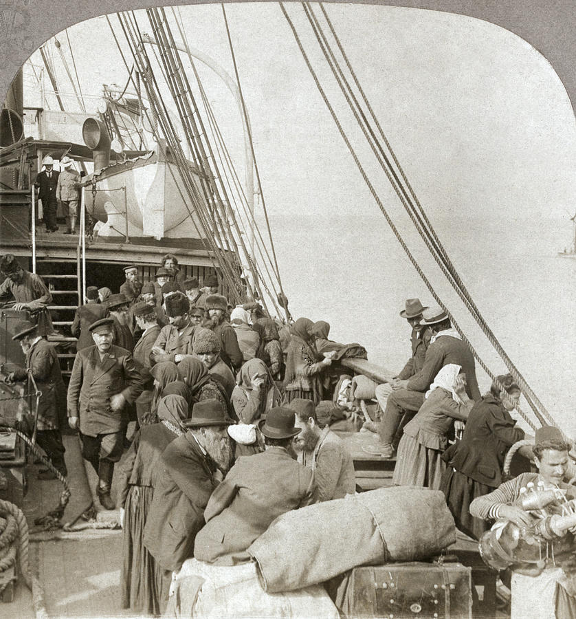 Russian Pilgrims, C1903 Painting by Granger - Pixels