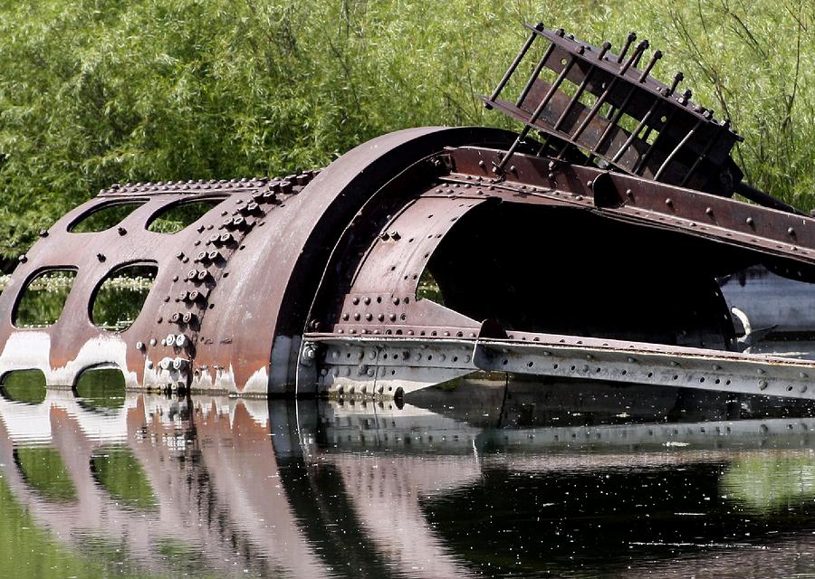 Rusting Hulk Photograph by Mark Eisenbeil - Pixels