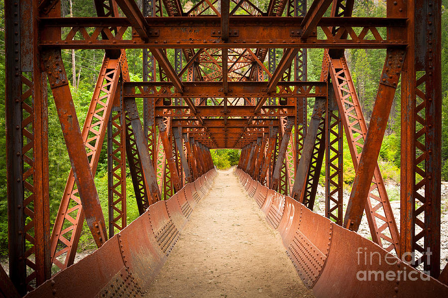 Rusty Bridge Photograph by Inge Johnsson - Fine Art America
