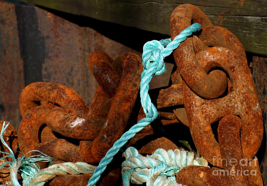 Rusty chains Photograph by Susanne Baumann - Fine Art America
