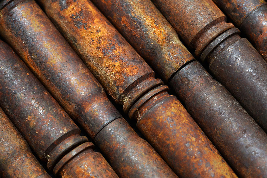 Rusty Shells Photograph by Varian Zingaro | Fine Art America