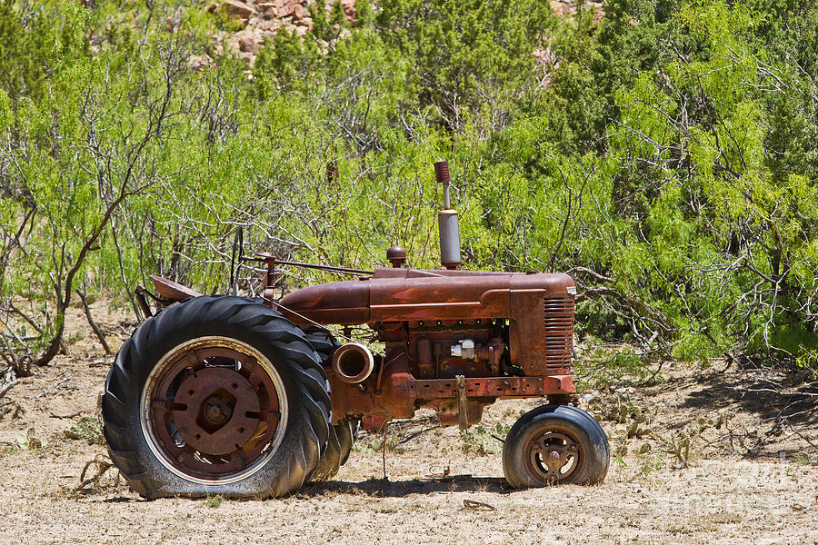 Rusty Tractor Photograph by Ashley M Conger | Pixels