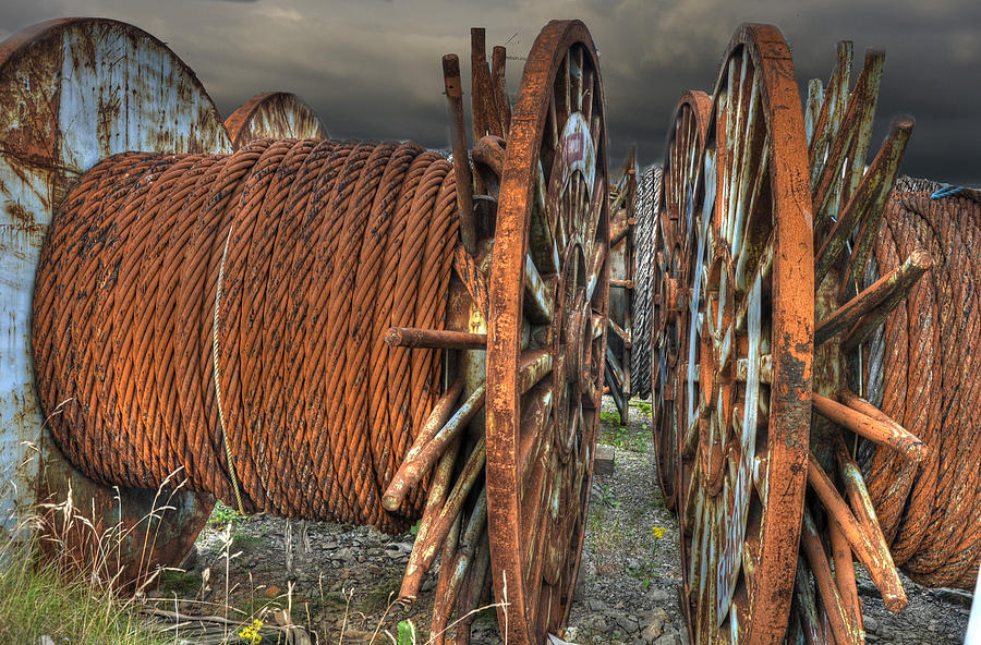 Rusty wire Mixed Media by Magnar Gregersen - Fine Art America