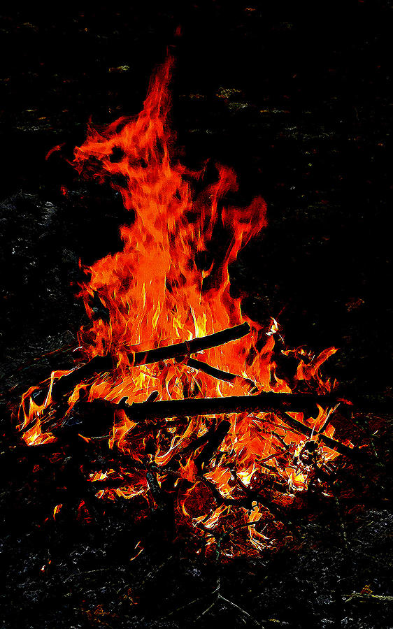 Sacred Fire Photograph by David Brown - Fine Art America