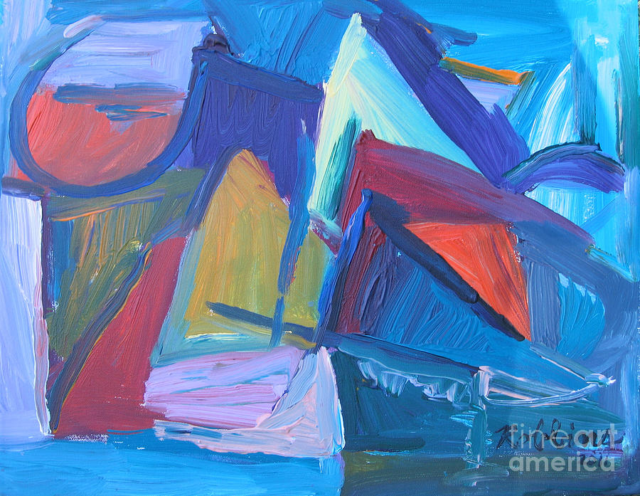 Sails Painting by Marlene Robbins | Fine Art America