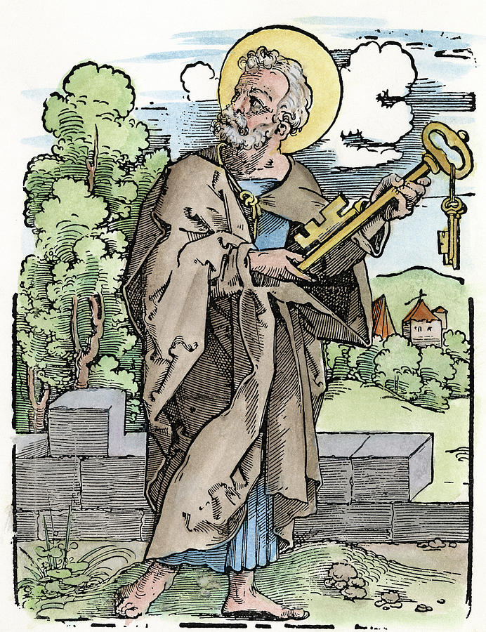 Saint Peter (c Painting by Granger - Fine Art America