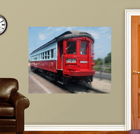 Sample Wall Graphics Electric Train Photograph by Thomas Woolworth - Pixels