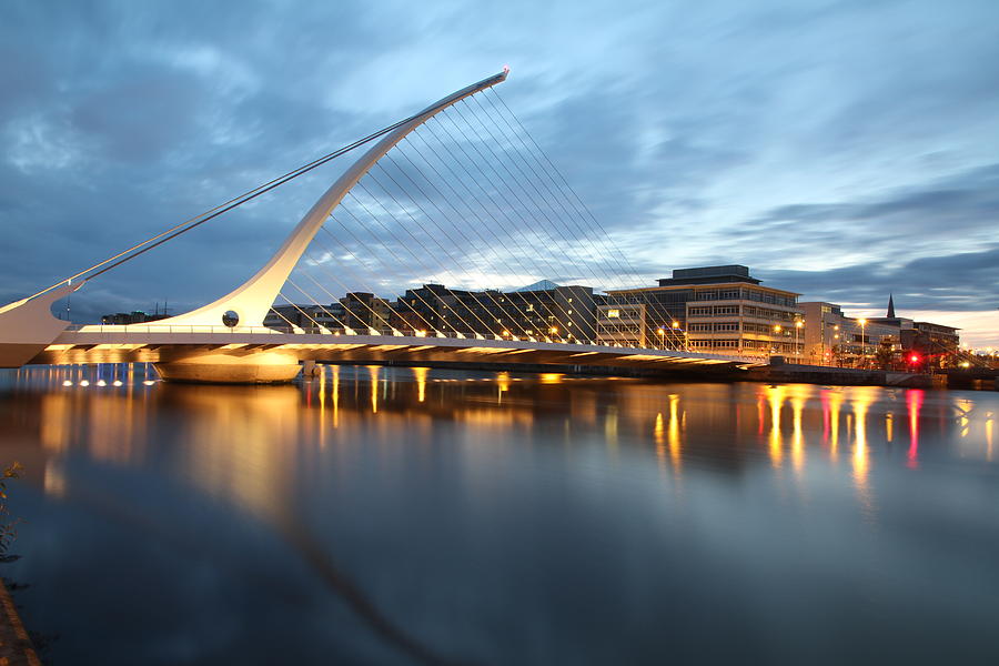 Samuel Beckett Bridge Photograph by John Hurley | Fine Art America