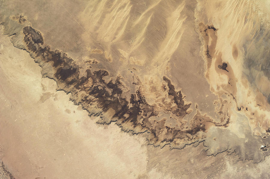 Satellite View Of Desert Area, Minya Photograph by Panoramic Images - Fine Art America