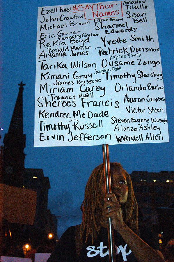 Say Their Names Photograph by Cory Clark - Fine Art America