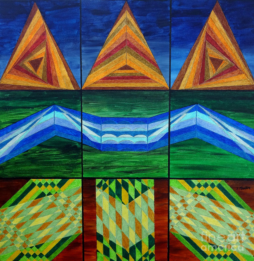 Schema Realized Painting by Pane Reframed - Fine Art America