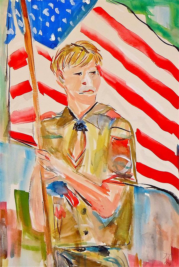 Scouting BSA Painting by Troy Thomas - Fine Art America