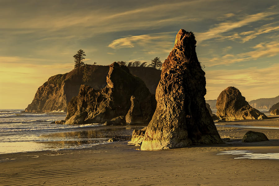 Sea Stacks at Ruby Beach Photograph by Alvin Kroon - Pixels