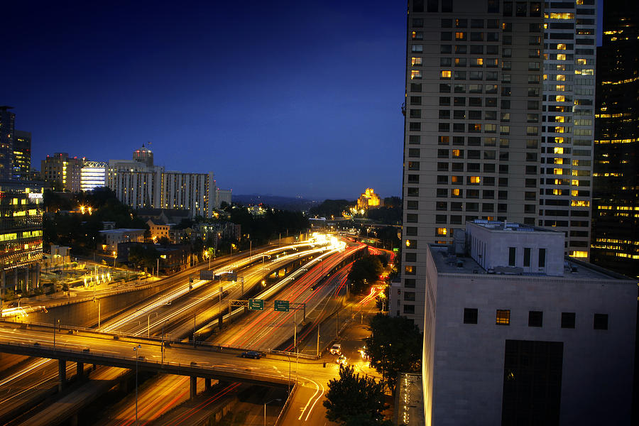 Seattle Freeway Photograph by Dan Bucko