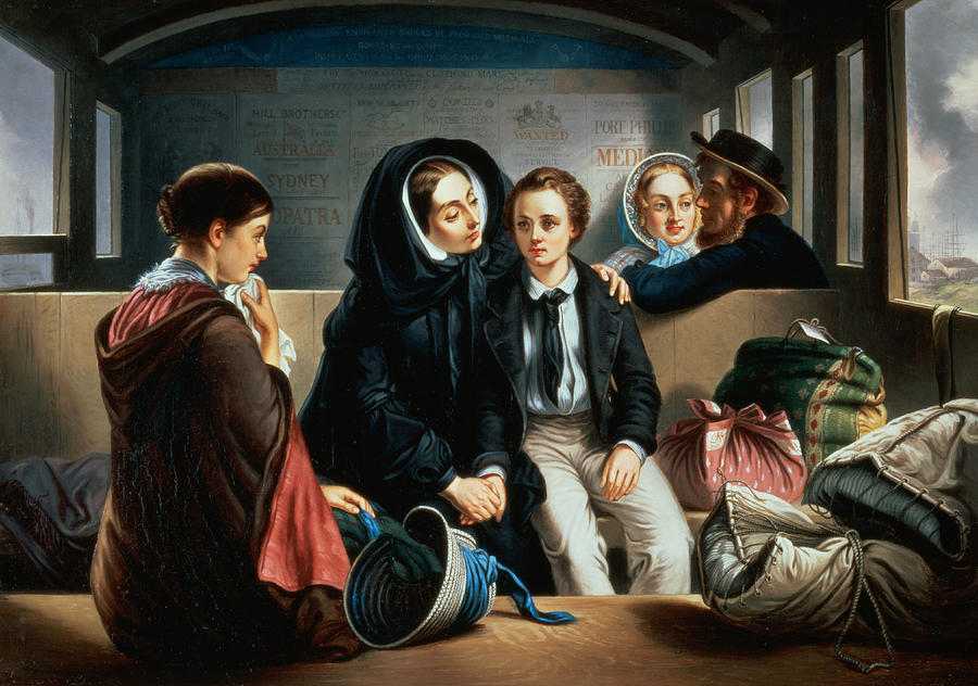 Second Class - The Parting Painting by Abraham, Solomon - Fine Art America