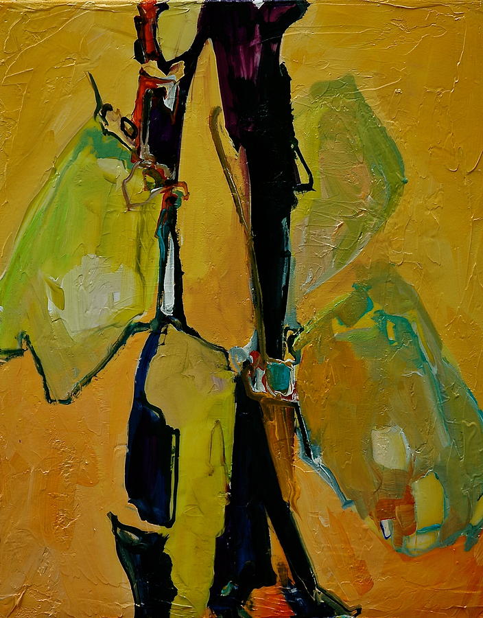 Second Round Painting by Jane Tracy - Fine Art America