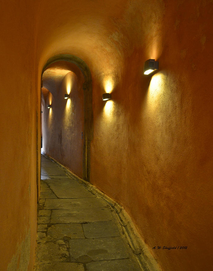 Secret Passageway In Lyon France Photograph By Allen Sheffield Pixels