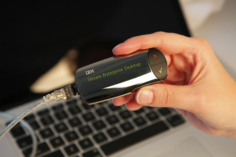 Secure Access Key by Ibm Research / Science Photo Library