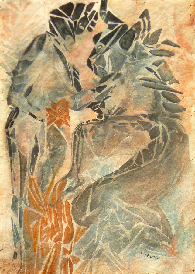 Serpent Dance Painting by Eldora Schober Larson - Fine Art America