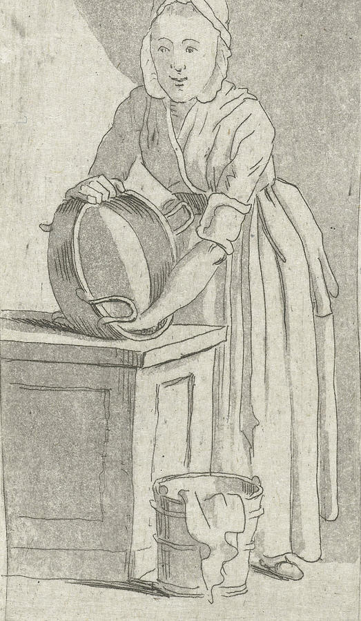 Servant, Anthonie Van Den Bos, Unknown Drawing by Artokoloro - Pixels