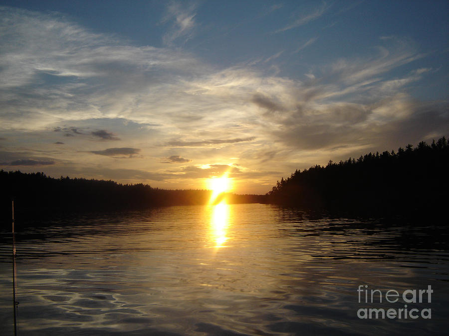 Setting Sun Photograph by Brad Graves - Fine Art America