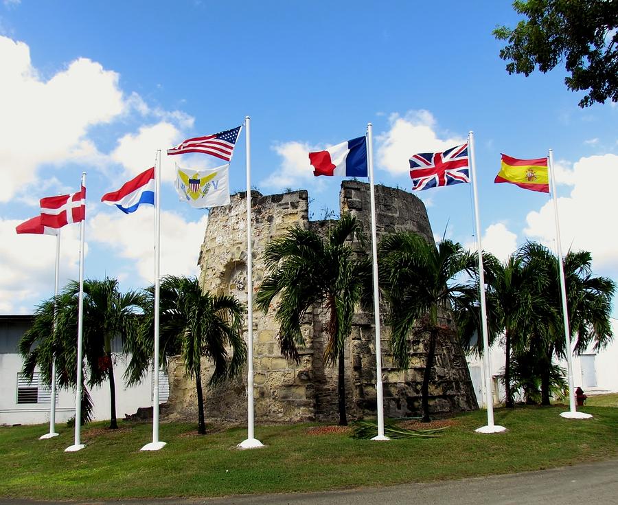 Seven Flags Photograph by Robin Becker - Pixels