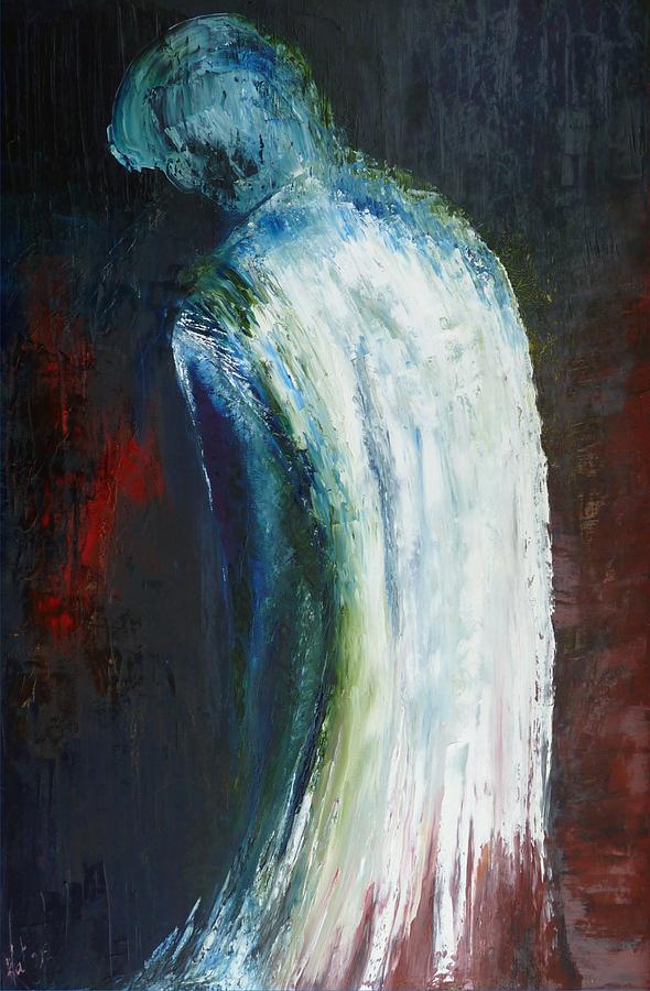 Shadowed Man Painting by Kat Rippa - Fine Art America