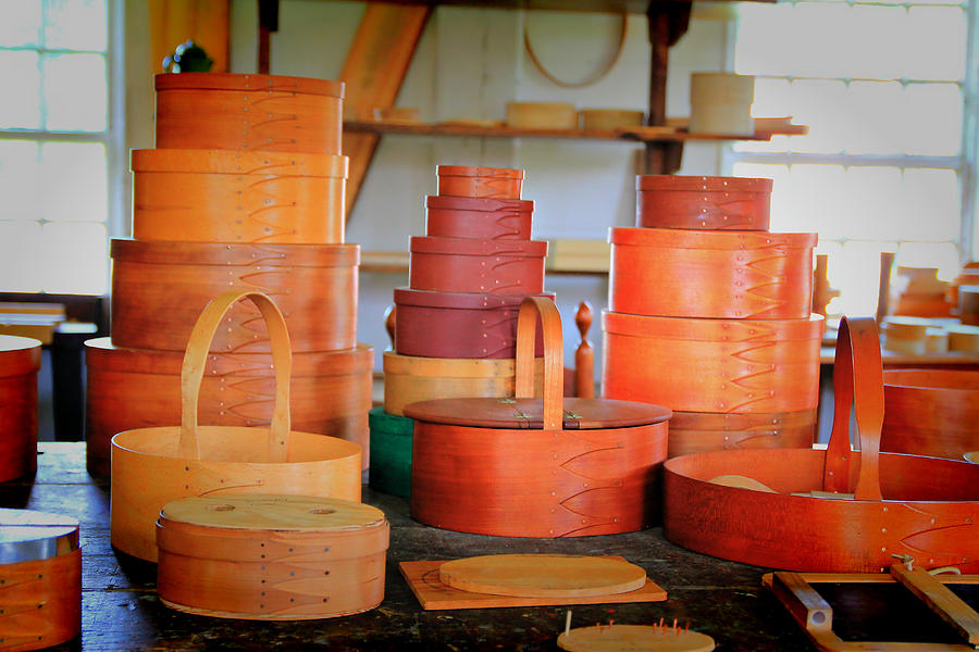 Shaker Baskets Photograph by David Beverly - Fine Art America