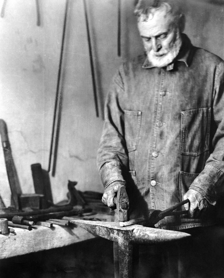 Shaker Blacksmith, 1935 Photograph by Granger - Pixels