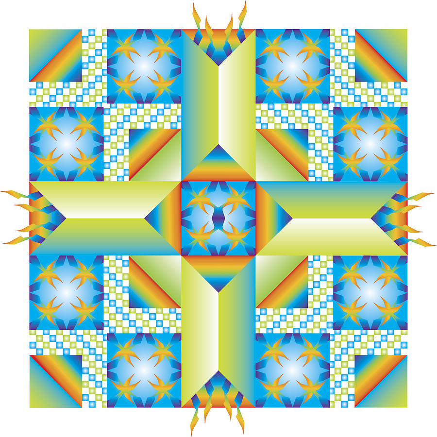 Sharp Optical Art 6 Digital Art by James Sharp - Pixels