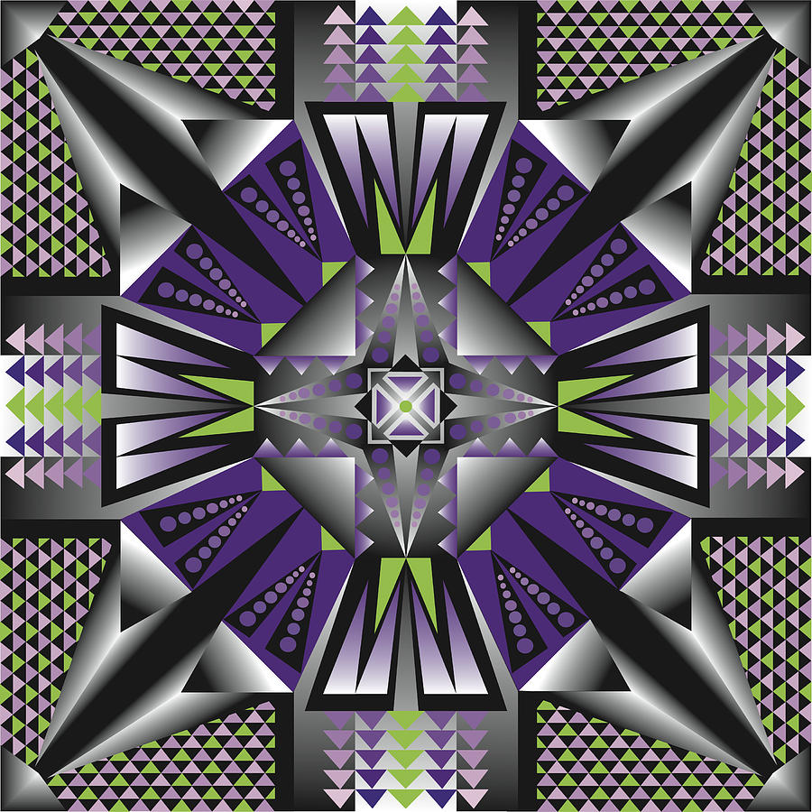 Sharp Tile Art D Digital Art by James Sharp - Fine Art America